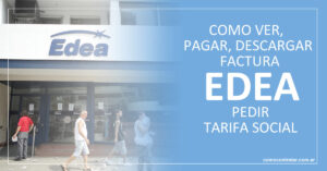 EDEA: Cómo Ver Factura. Teléfono 0800. Cómo Pagar.