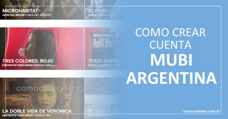MUBI Argentina - ¿Cómo crear cuenta gratis? - Precio Actual