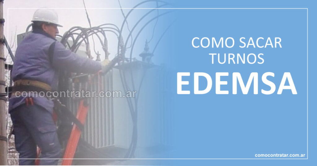 EDEMSA - Ir a Sacar Turnos Online, Teléfono y WhatsApp