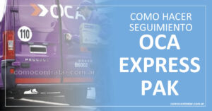 Hacer Seguimiento OCA Express Pak - Paquetería y Otros Envíos