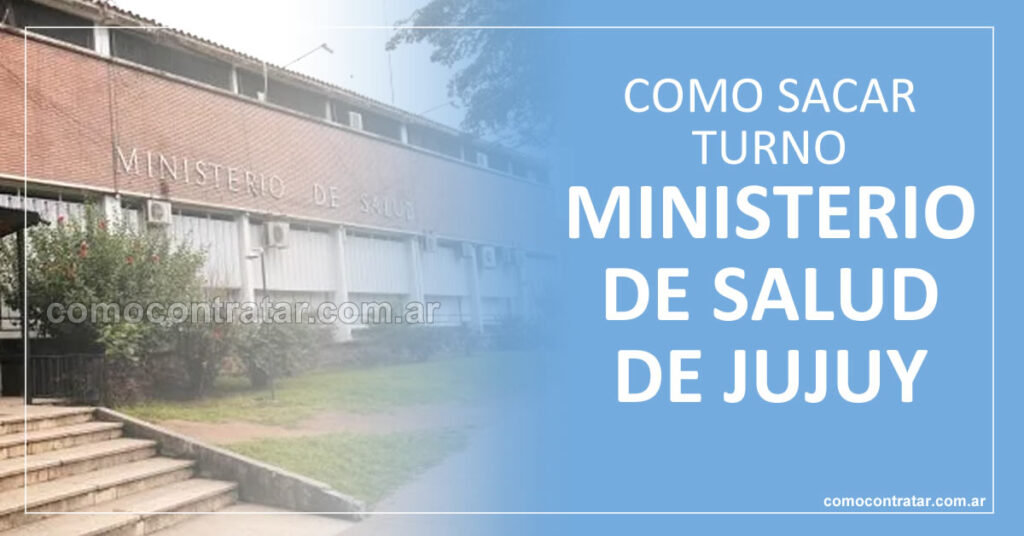 Ministerio de Salud de Jujuy - Cómo Sacar Turnos
