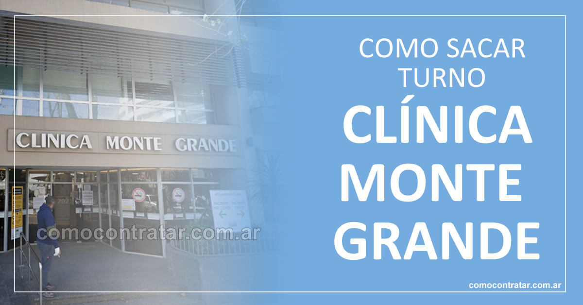 Clínica Monte Grande - Ir a Sacar Turno Tel, Online y WhatsApp
